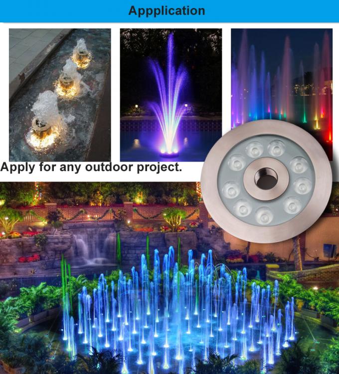 Led Fountain Ring Light RGB IP68 DMX Control Underwater Pool Light Led Fountain Ring Light RGB IP68 DMX Control Underwater Pool Light